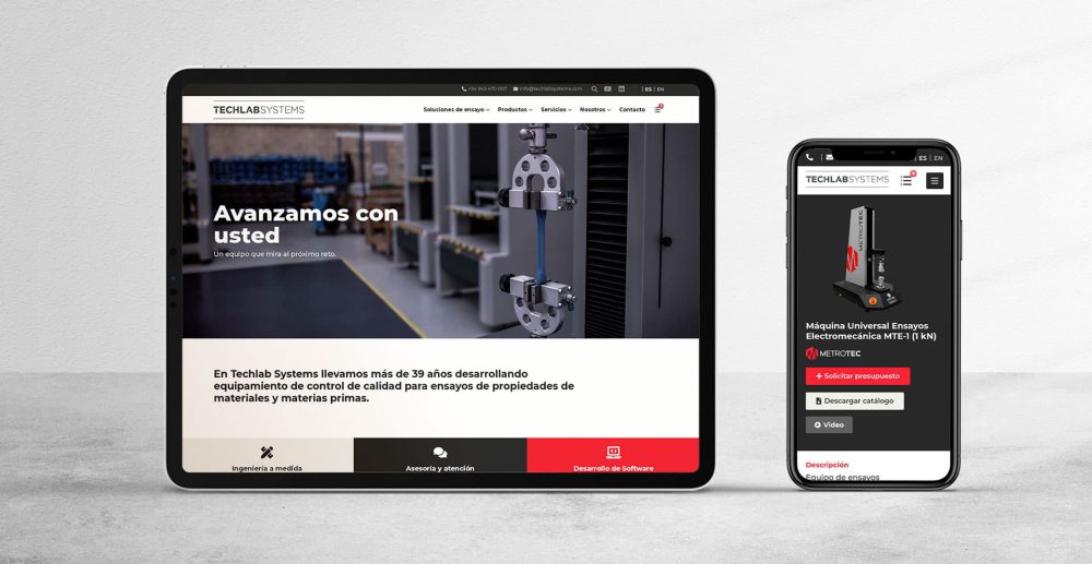 We launch a new corporate website. | Techlab Systems