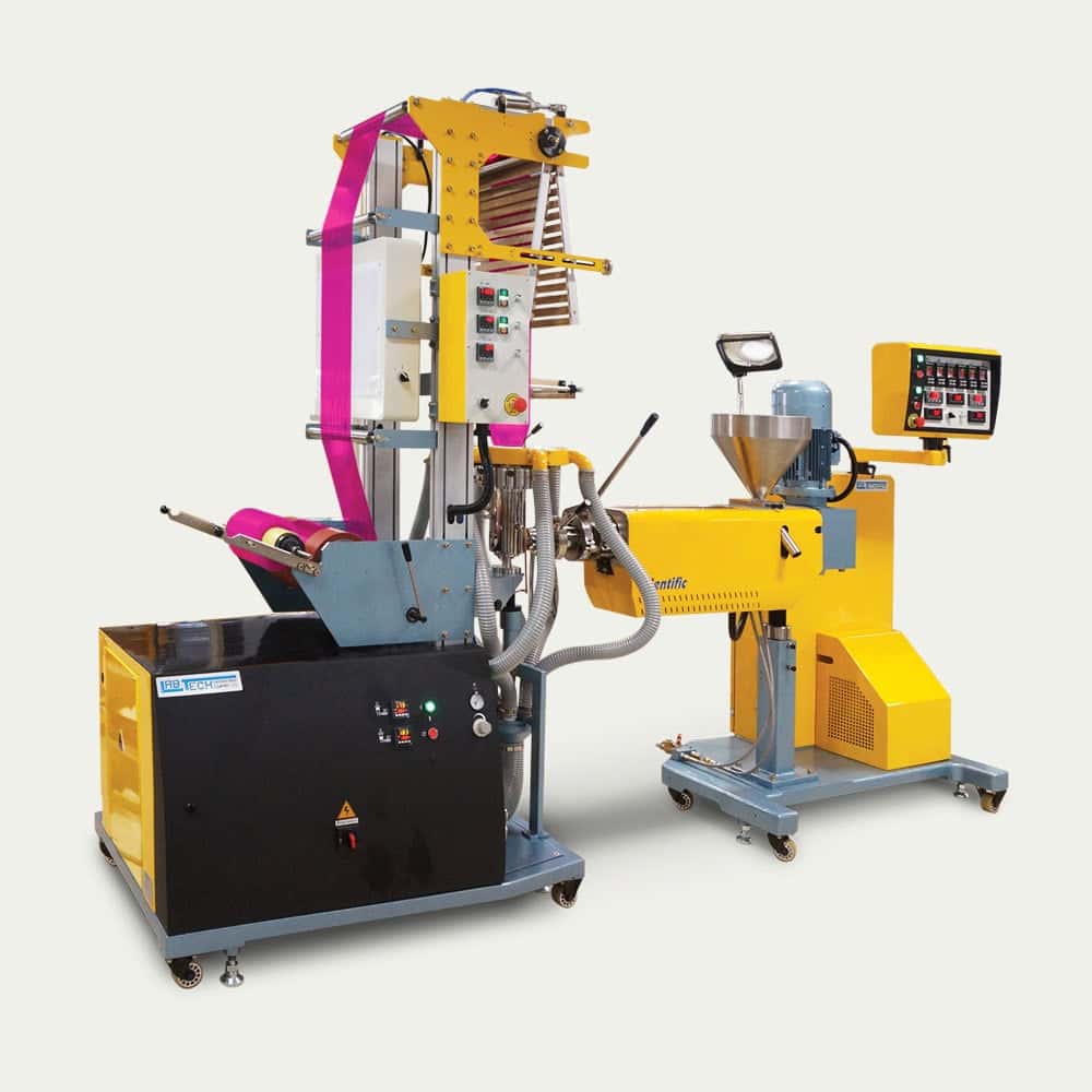 Extrusora de laboratorio de film soplado LF-400 - Techlab Systems