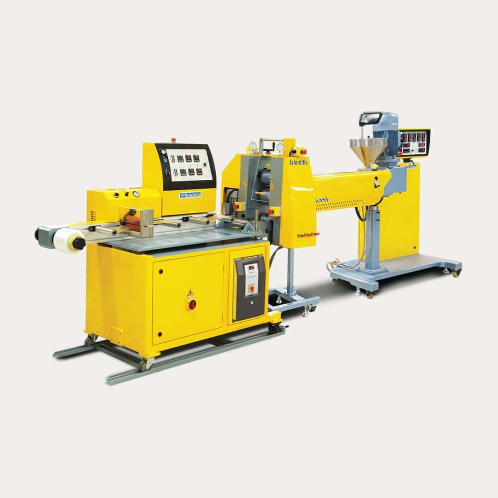 Extrusoras de laboratorio cast film / chill roll - Techlab Systems