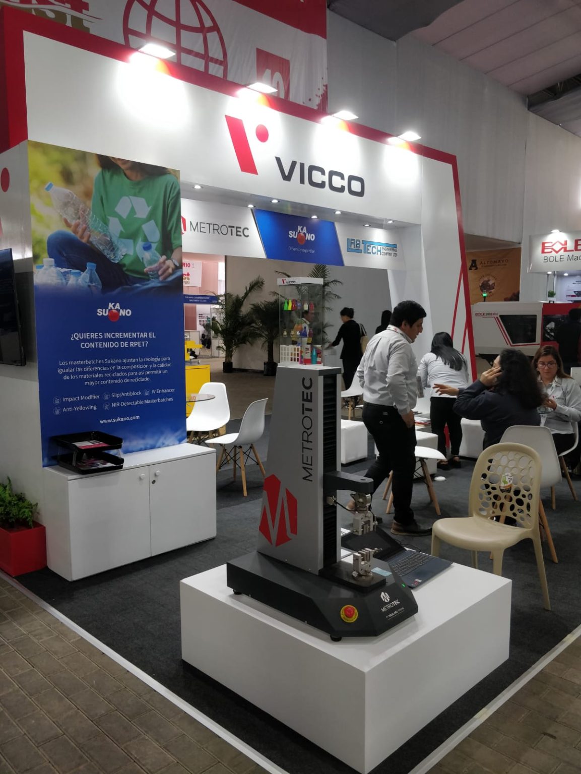 TECHLAB SYSTEMS y VICCO destacan en Expo Plast Perú con demostraciones ...